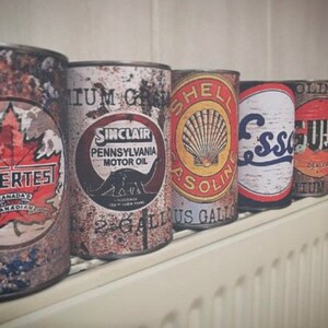 Castrol Motor Oil Can Labels Digital Download 5 Oil Can Labels Instant ...