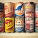 Rusteze Cars Racing Labels Rusty Oil Tin Can Party Themed Prints Set of ...