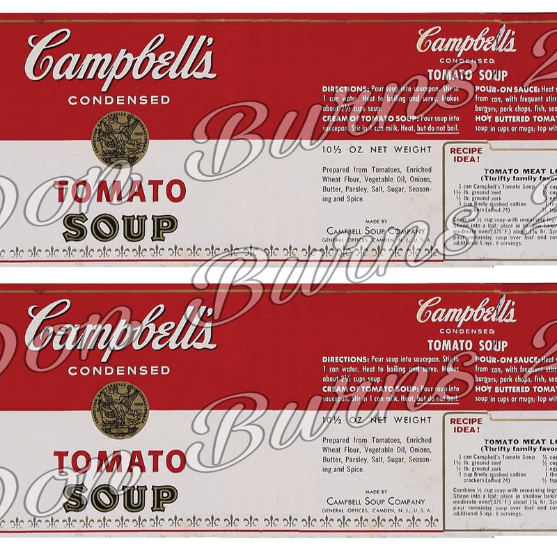 Soup Printed Labels - Etsy