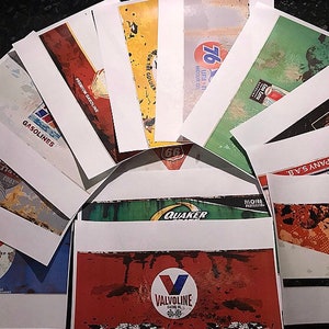 Motor Oil Can Labels Prints Rustic Petrol Motoring Racing Diesel Print ...