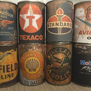 Set of 5 Printable Motor Oil Labels Digital Prints Instant Download ...