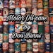 Rusteze Cars Racing Labels Motor Oil Tin Can Party Themed Prints Set of ...