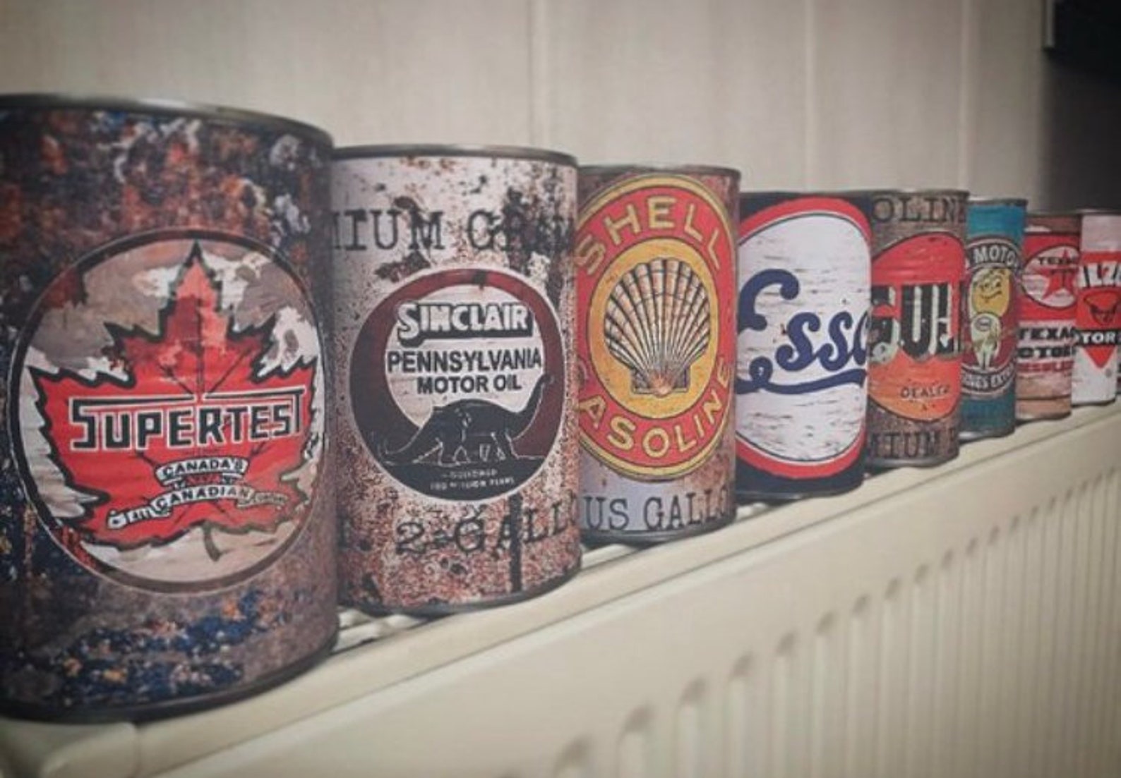 Set of 5 Printable Motor Oil Labels Digital Prints Instant - Etsy