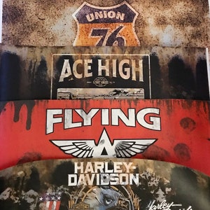 Motor Oil Can Labels Prints Rustic Petrol Motoring Racing Diesel Print ...