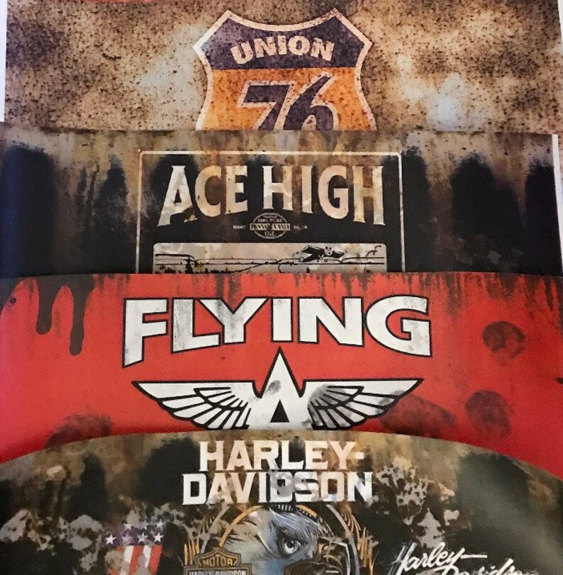 Motor Oil Can Labels Prints Rustic Petrol Motoring Racing Diesel Print ...