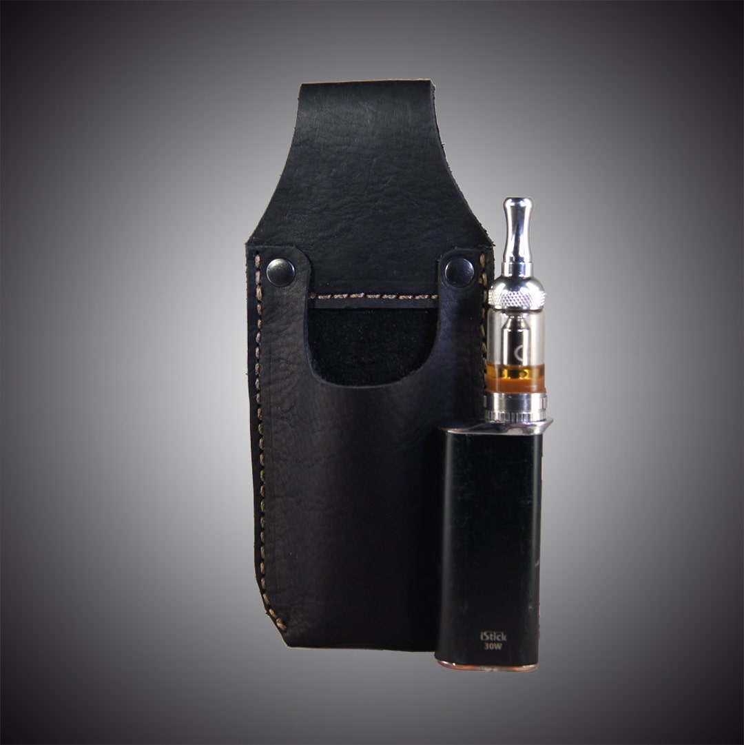 Small Leather E-cig Belt Holster * Belt Pouch * Hand Made From Genuine ...