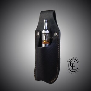 Small Leather E-cig Belt Holster * Belt Pouch * Hand Made From Genuine ...