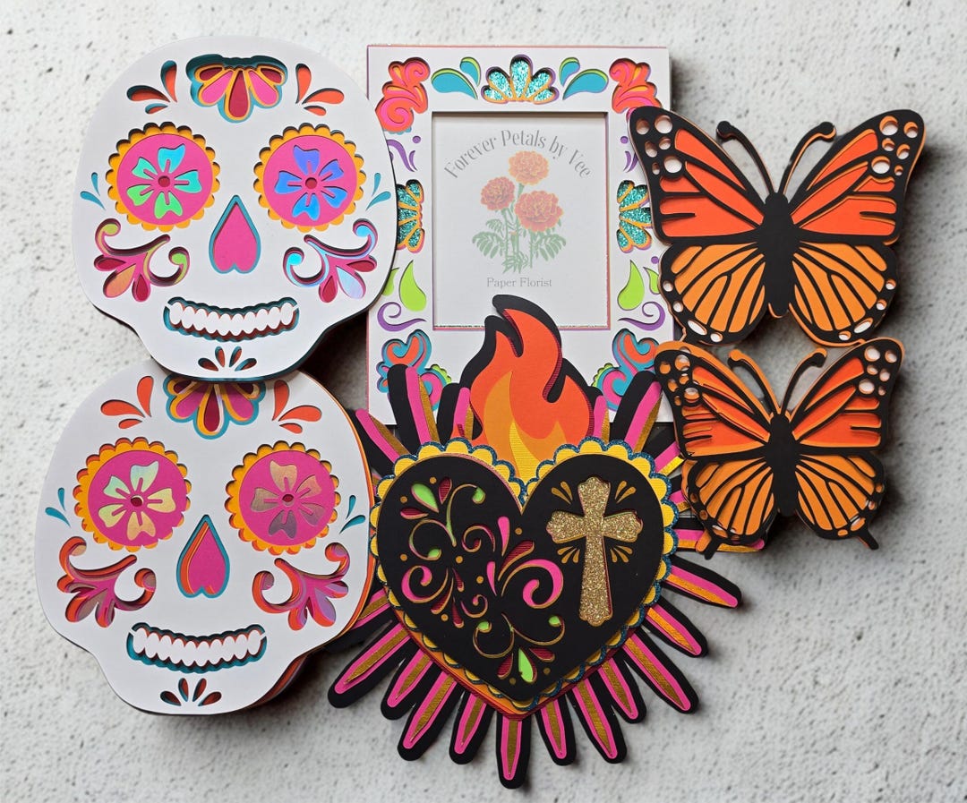 DIY KIT Dia De Los Muertos Ofrenda Cardstock Decor / Day of the Dead ...