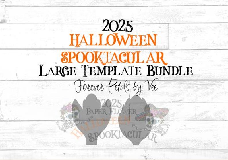 Halloween Spooktacular 2025 Template Bundle/flower Templates/halloween ...