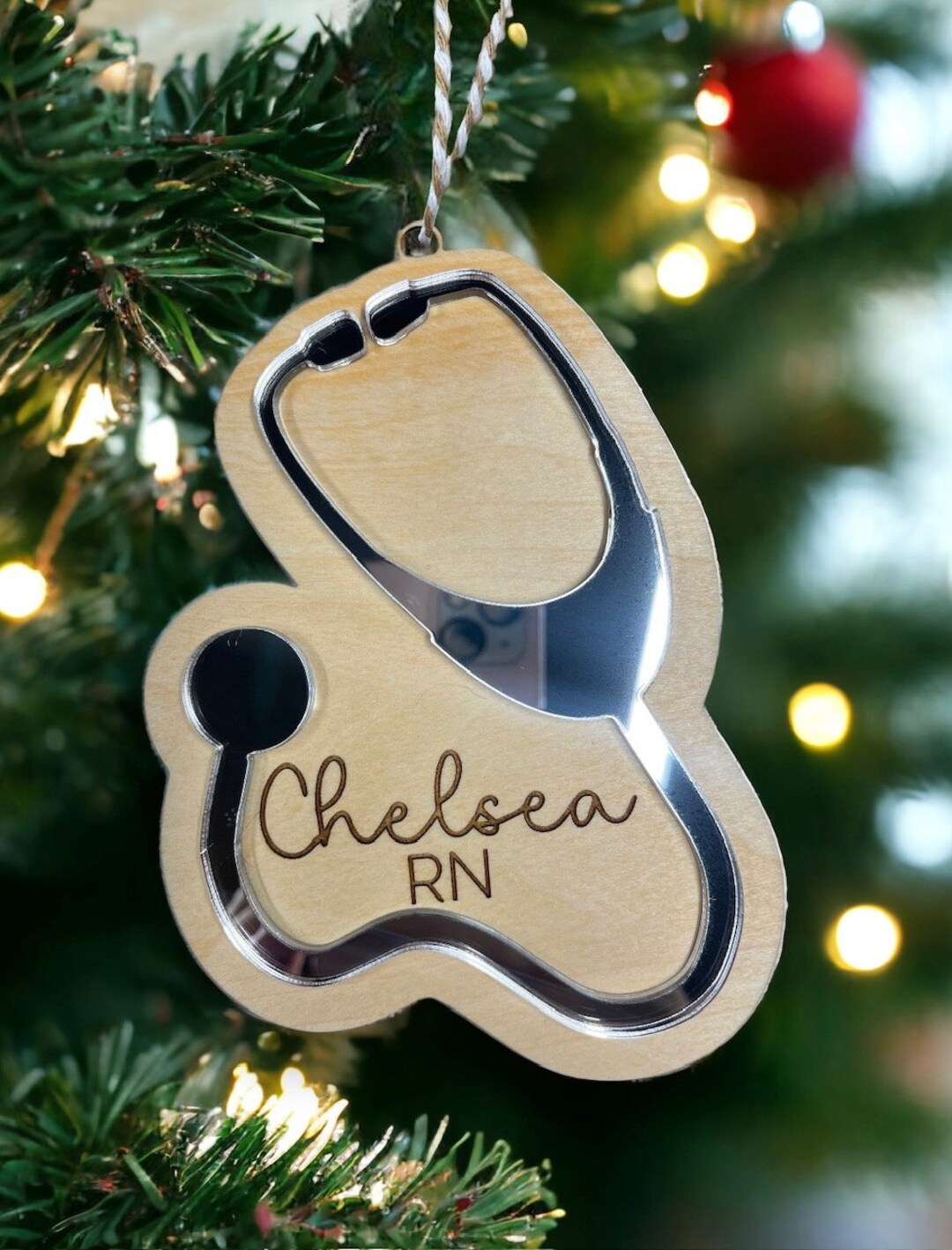Personalized Nurse/doctor Christmas Ornament, Customized Healthcare ...
