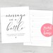 Message in a Bottle SIGN + CARDS Printable PDF | 5x7 8x10 11x14 Instant ...