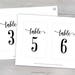 Printable Black Table Numbers, Wedding Table Numbers 1-50 - Etsy