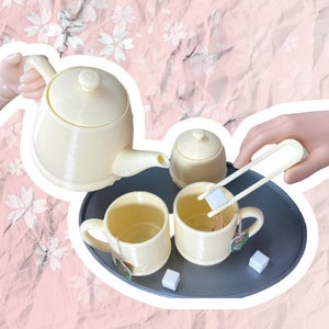 STL File Only Smartdoll 3D Printed Tea Set 1/3 Scale BJD Dollfie Dream ...