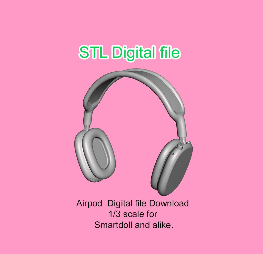 STL Digital Download AirPod Max for Smartdoll 1/3 Bjd Dollfie Dream - Etsy