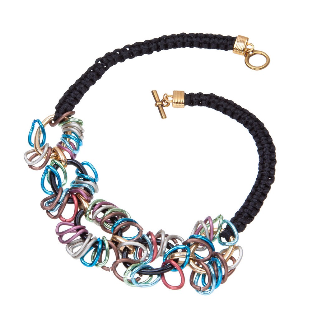 Colorful Chain Necklace - Etsy