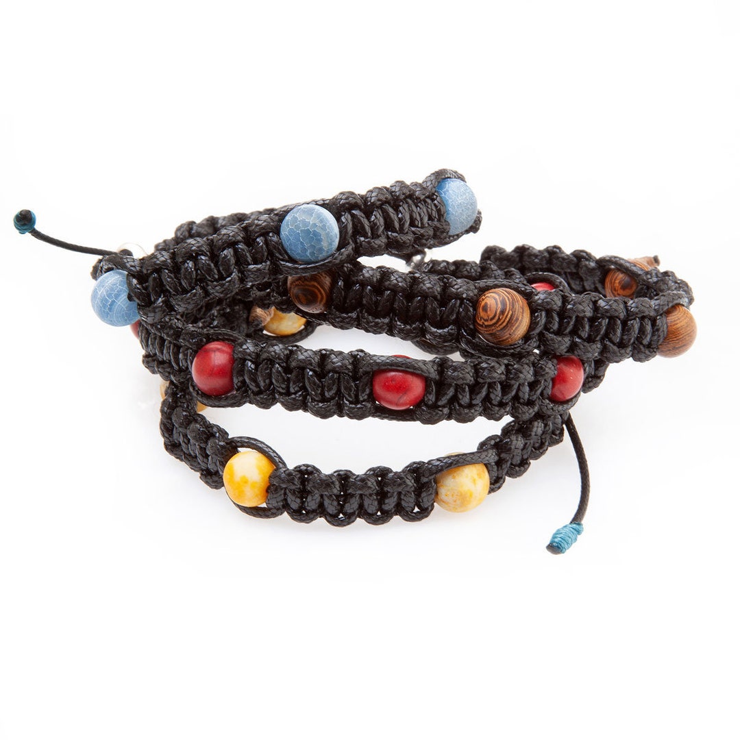 Men's Macrame Bracelet - Etsy