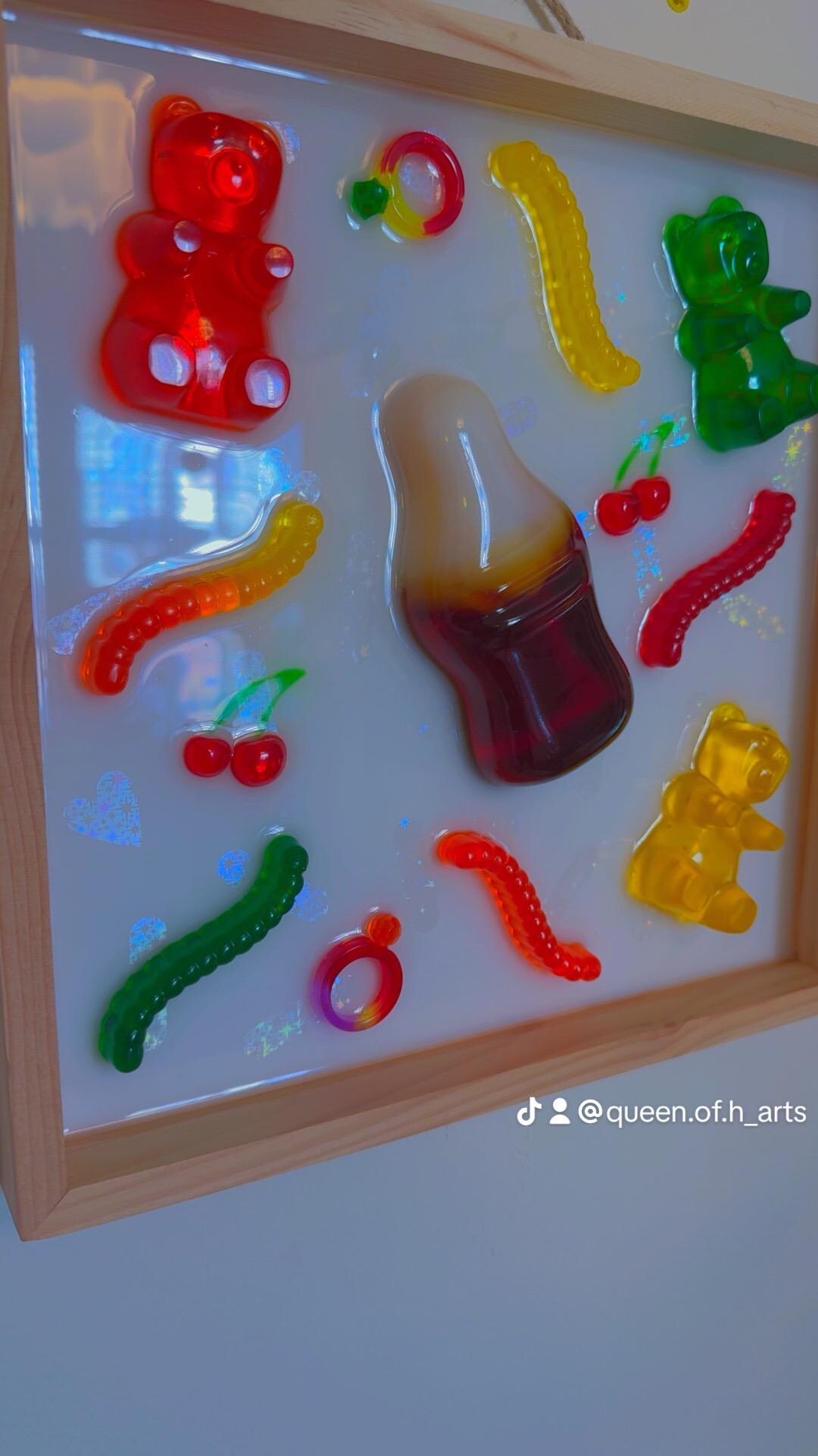 Gummy Candy Pop Wall Art | Pop Art | Candy Art | Cola Gummy Mix Candy ...