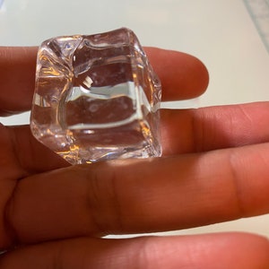 Fake Ice Cubes | Resin Craft | Realistic Fake Ice | Large Size | Faux ...