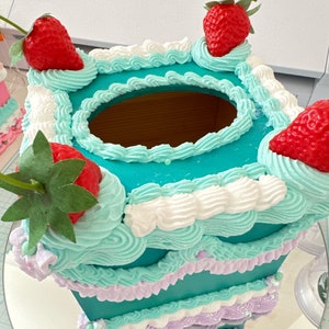 Cake Tissue Box | Tissue Cover | Cake Box | Fake Cake | Tissue Box ...