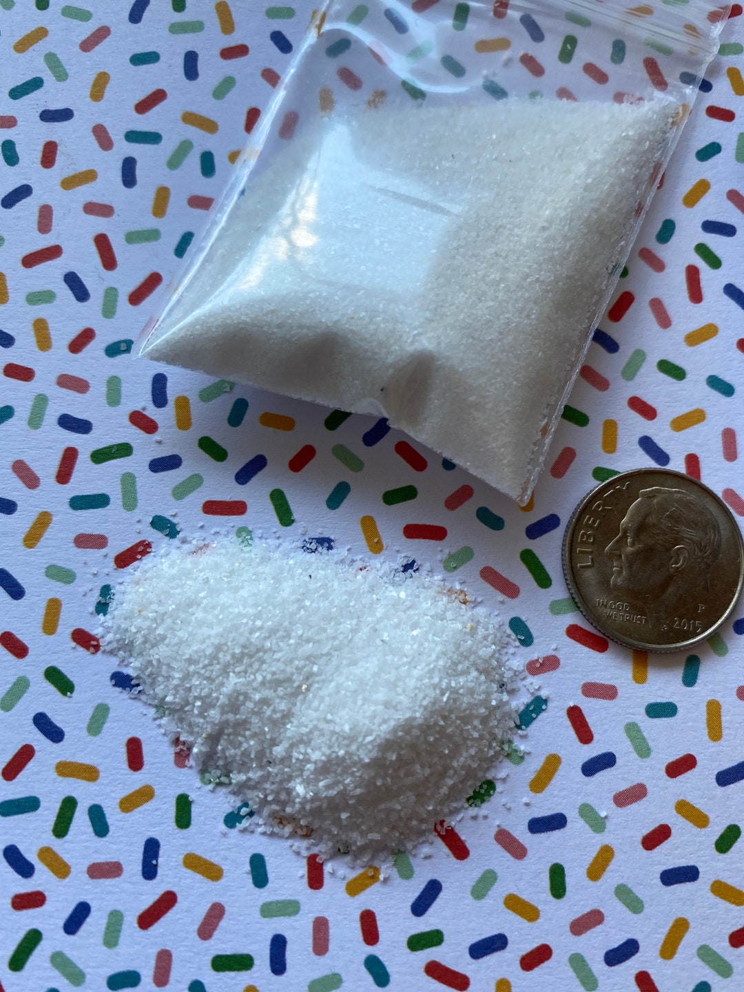 Fake White Sugar | Polymer Clay Fake Sugar Coating | Faux Sugar | Fine ...