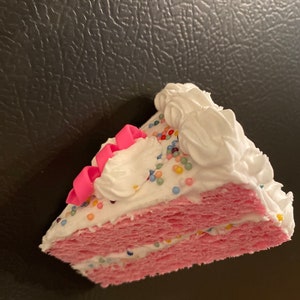 Sliced Cake Magnet Cake Magnet Realistic Cake Magnet Sponge Cake Magnet ...