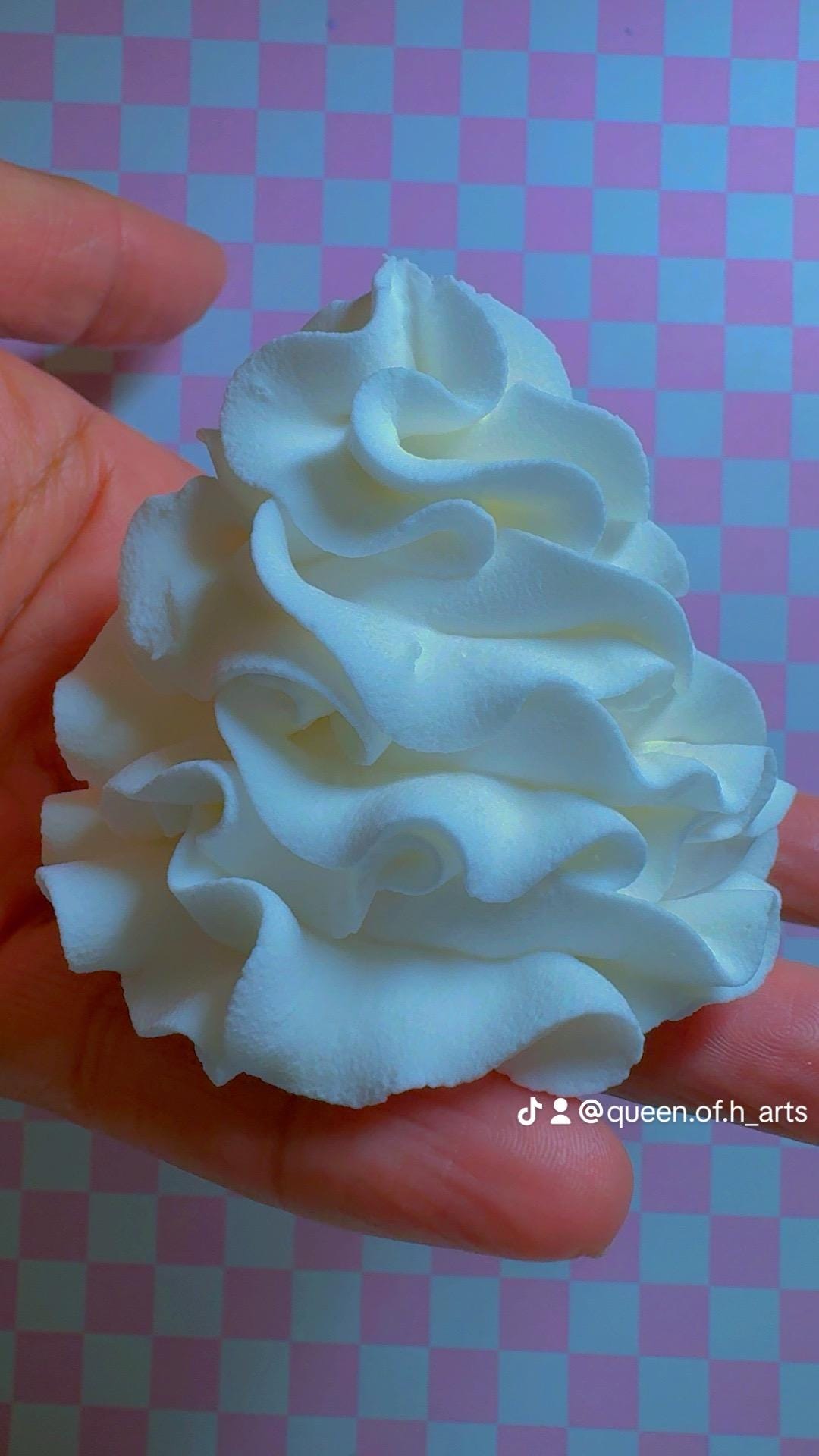 Jumbo Whipped Cream Dallop Fake Cream Topper Paintable Whipped Cream ...