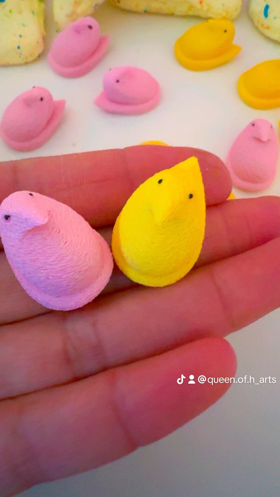 Mini Easter Peeps | Mini Chicks | Fake Marshmallows | Peeps | Fake ...