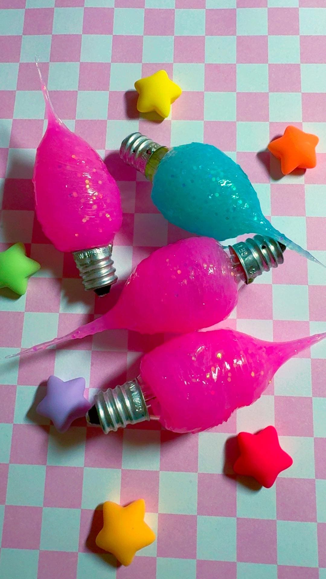 Dipped Light Bulbs | Whimsical Night Light | C7 Light Bulb | Coated ...