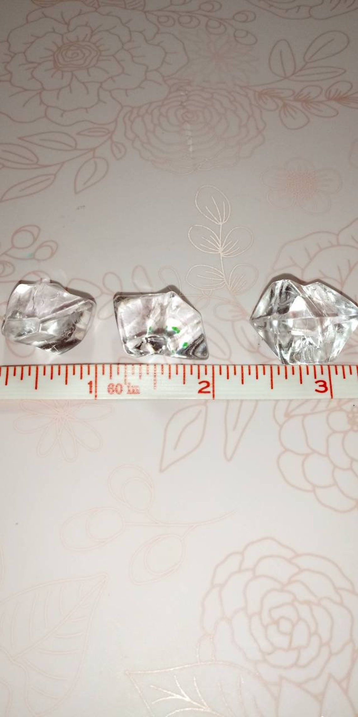 Fake ice cubes resin craft dollhouse fake ice medium | Etsy