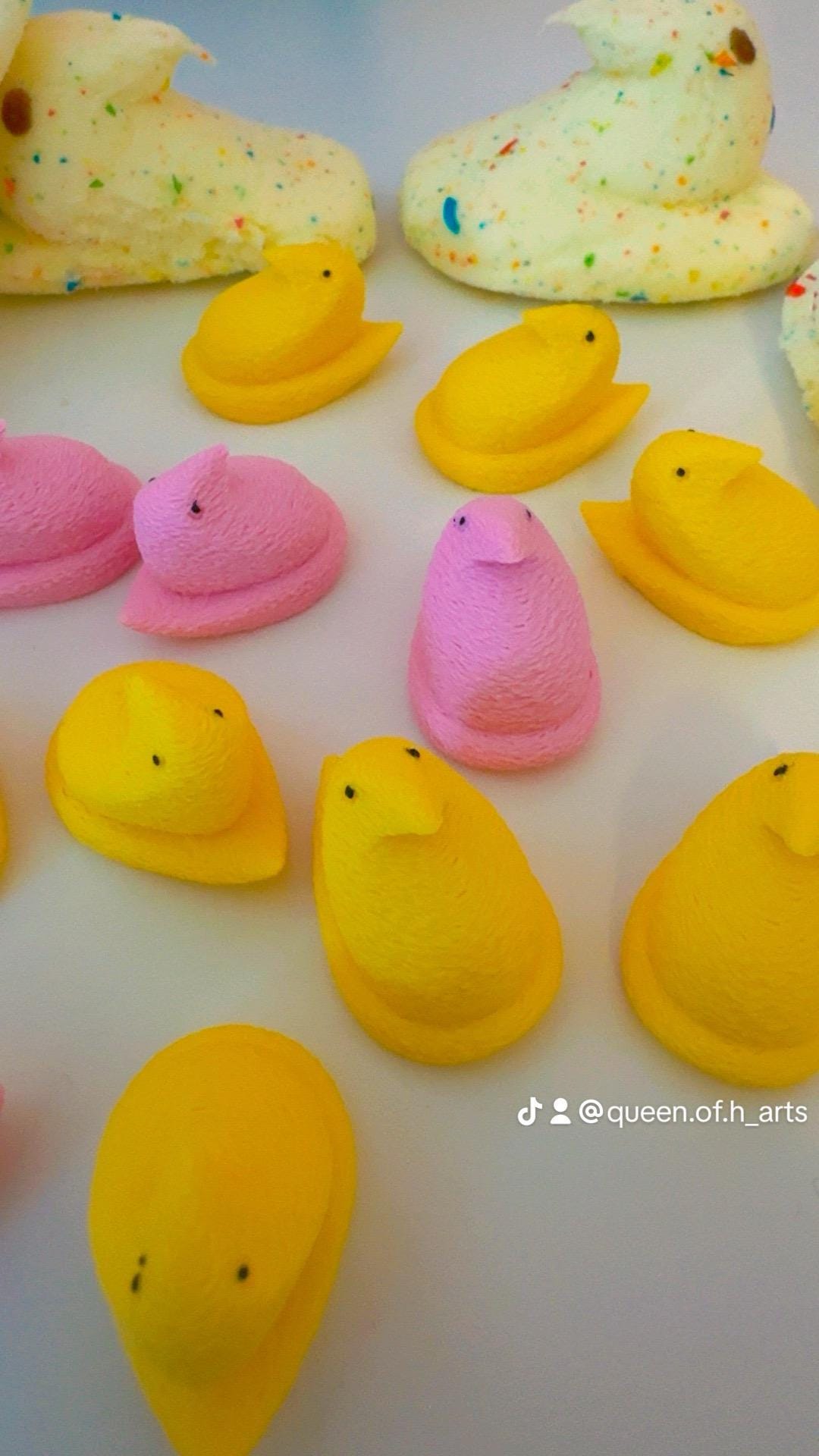 Mini Easter Peeps | Mini Chicks | Fake Marshmallows | Peeps | Fake ...