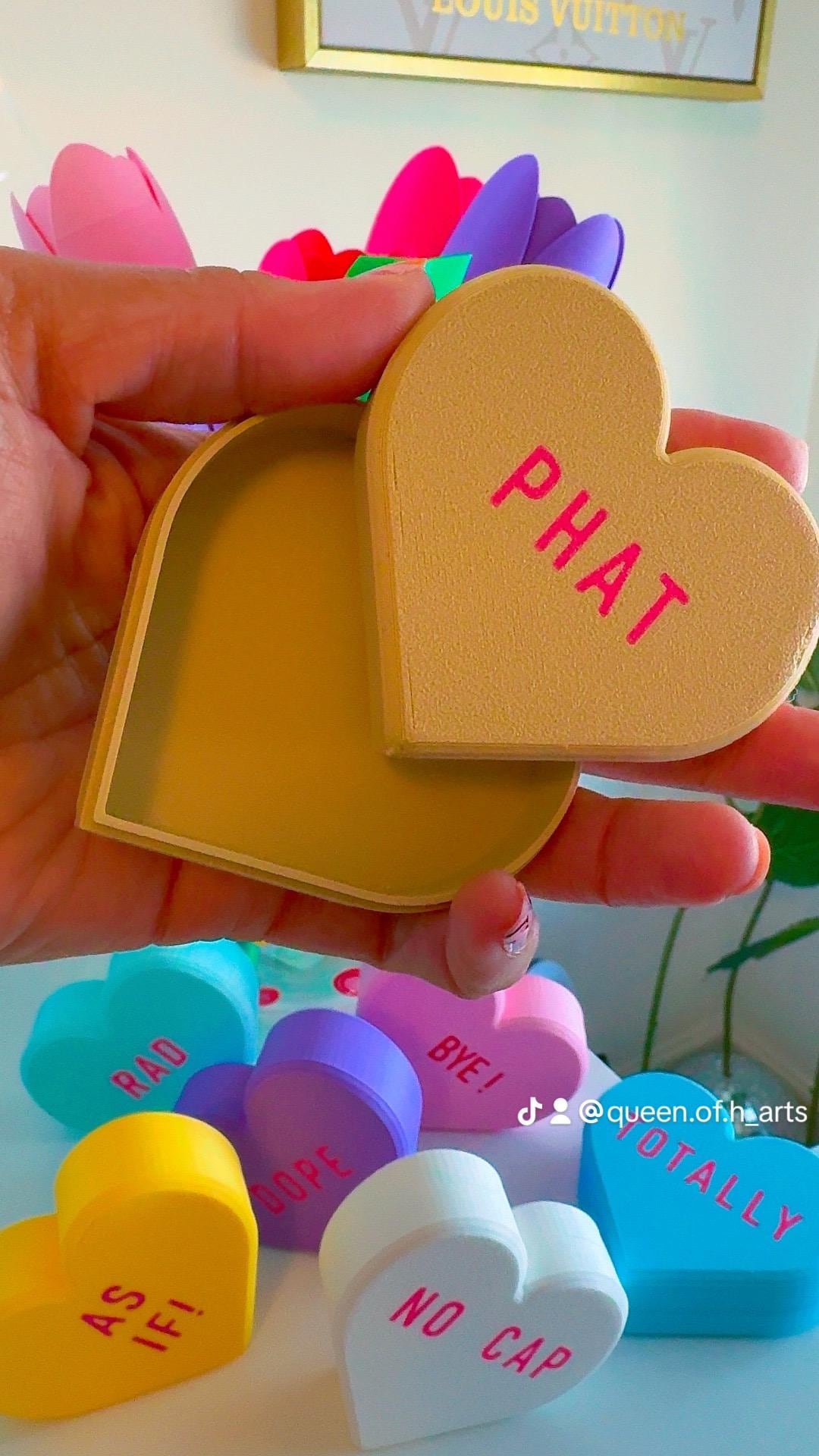 Conversation Candy Heart Box | Generational Slang Valentines ...