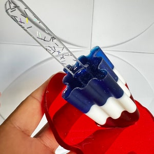 Melted Rocket Popsicle | Resin Popsicle | Melted Art | Popsicle Ring ...