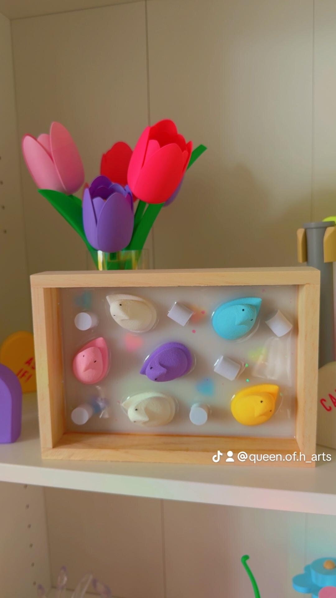 Easter Peeps Pop Wall Art | 80s Pop Art | Marshamllow Art | Peeps Art ...
