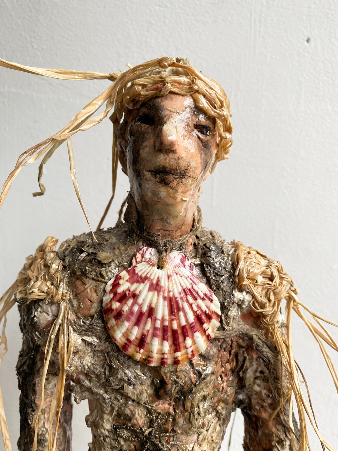 The Straw Man, the Scarecrow, Sculpture, Figure, Recycling Material ...