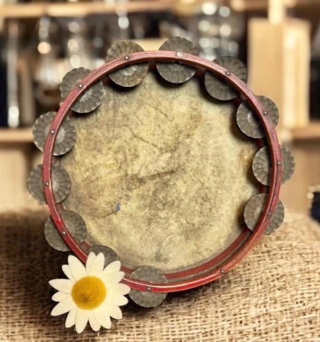 Antique Salvation Army Tamborine / Vintage Musical Instrument - Etsy