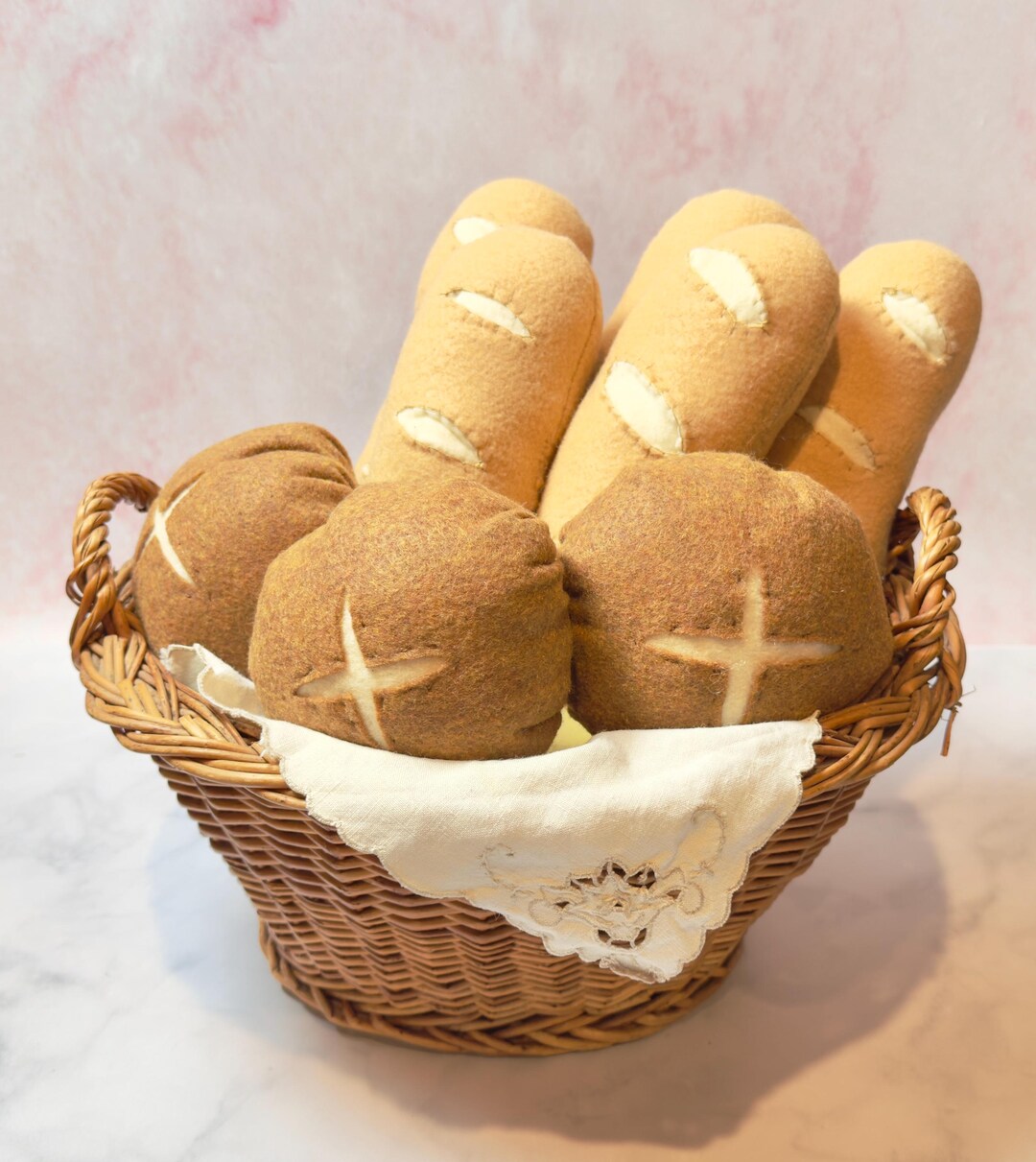 Felt French Bread / Round Loaf - Etsy
