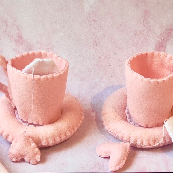 Felt Tea Set - Etsy