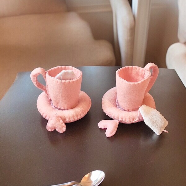 Felt Tea Set - Etsy