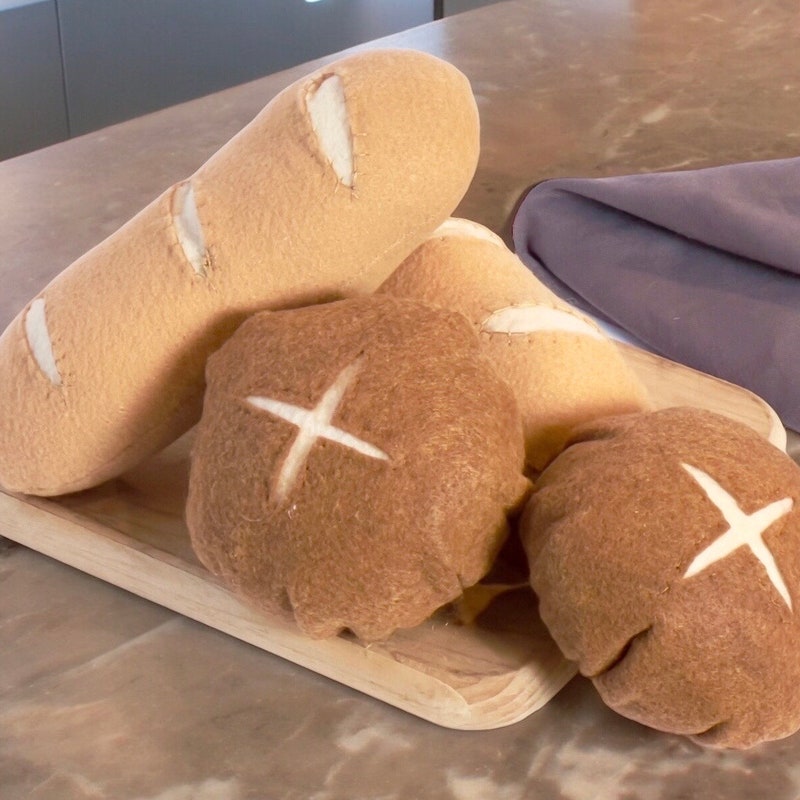 Felt Bread Play Food - Etsy
