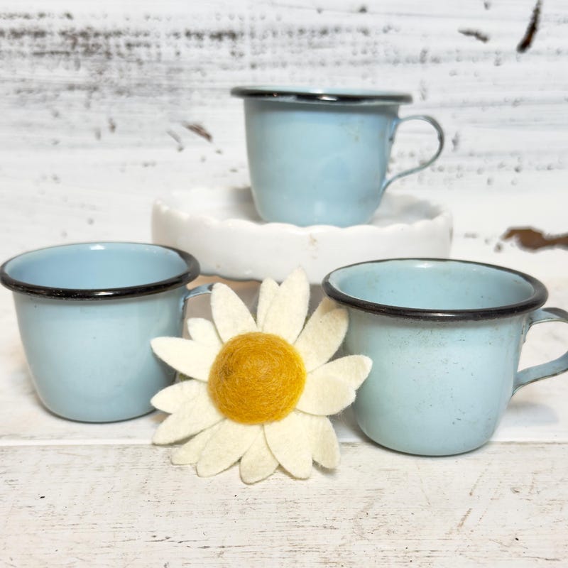 Enamelware Cups - Etsy
