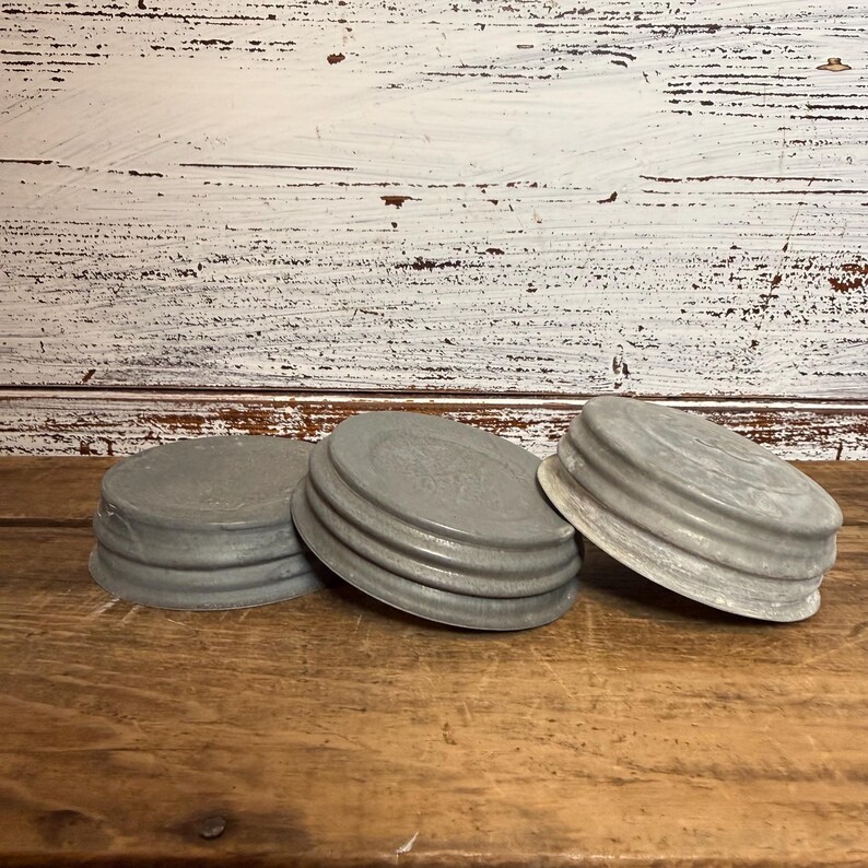 Antique Mason Ball Zinc Jar Lid / Farmhouse Decor - Etsy