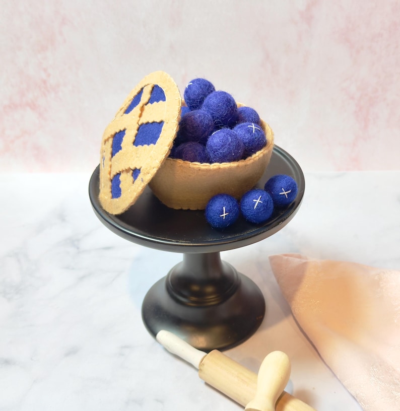 Felt Play Food Pie: Handmade Toy Pie for Kids - Etsy