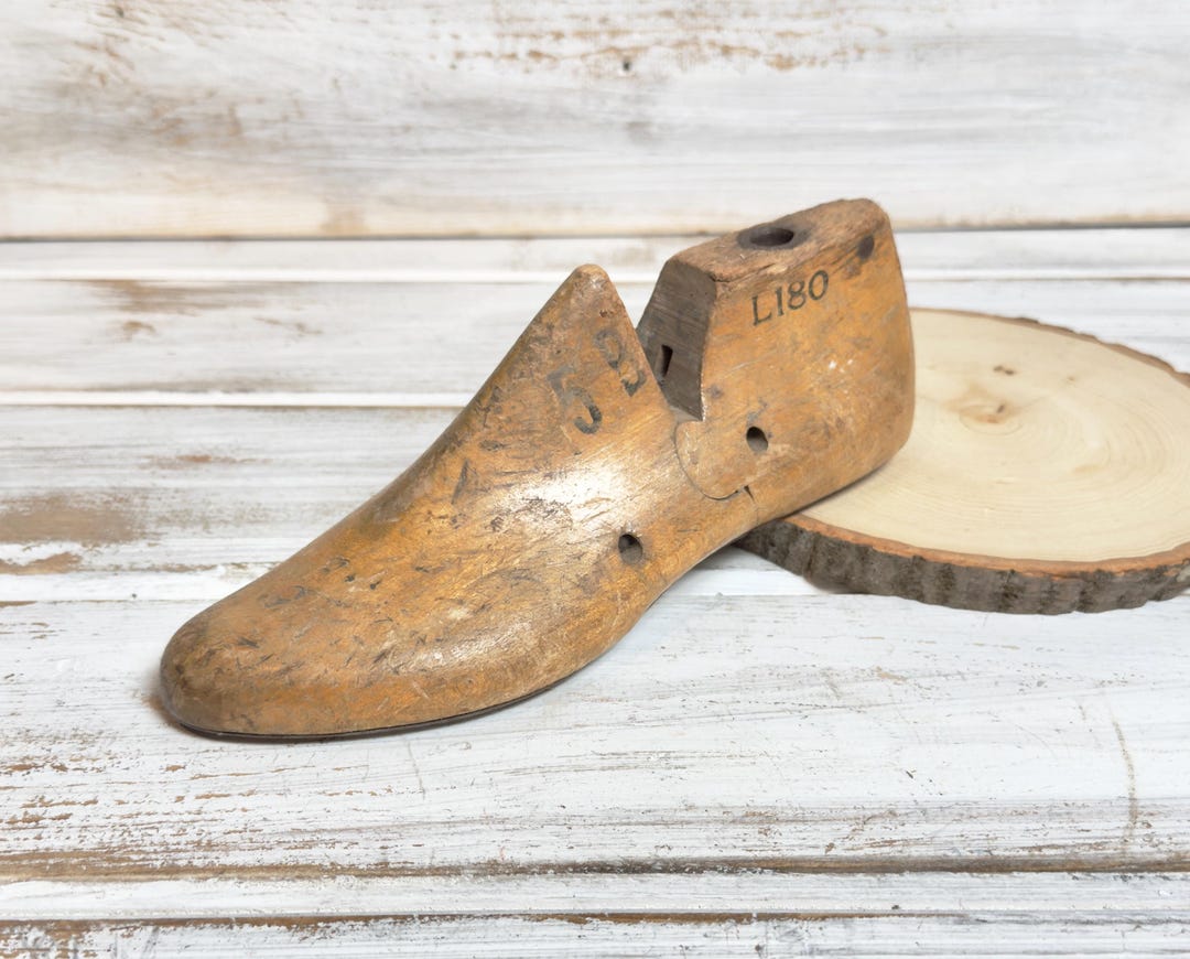 Vintage Solid Wood Shoe Tree Form - Etsy