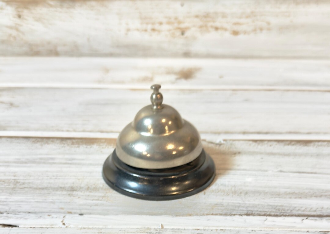 Antique Vintage Front Desk Service Bell - Etsy
