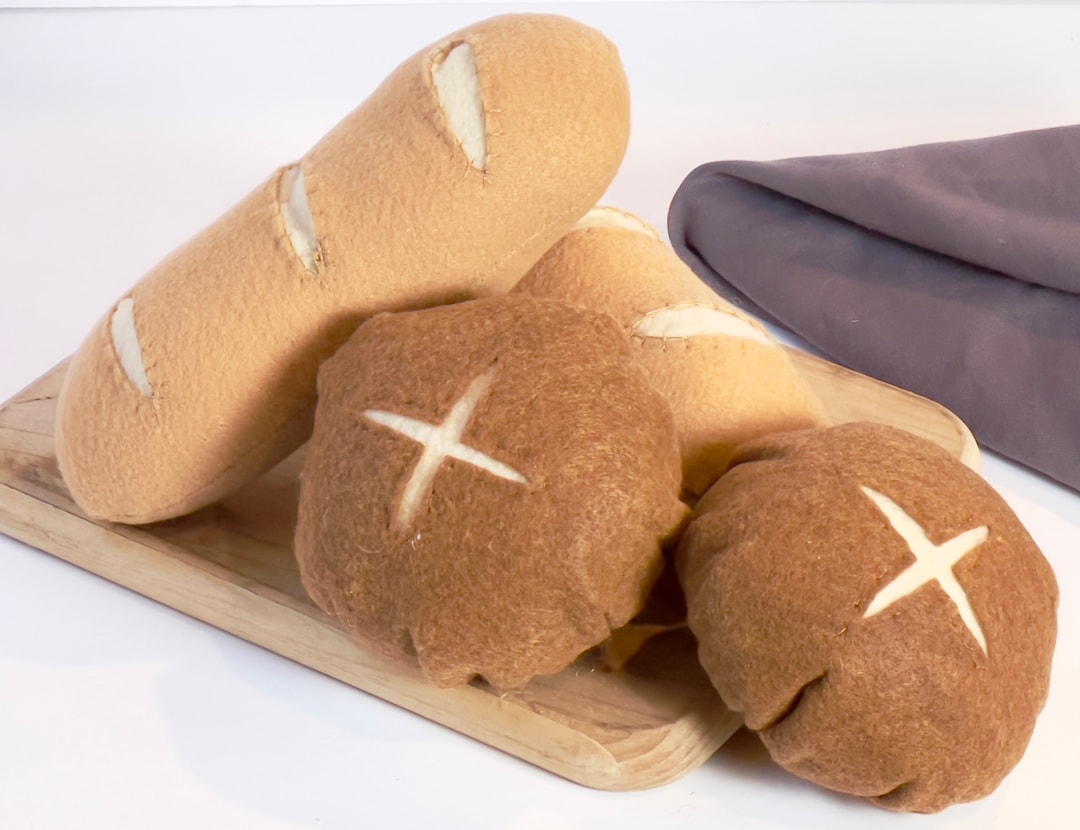 Felt French Bread / Round Loaf - Etsy