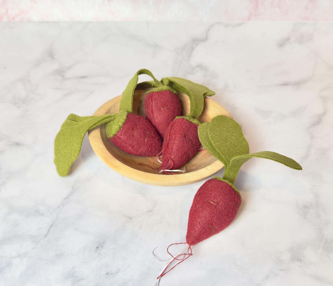 Felt Vegetables and Fruit Set / Felt Pretend Play Food / Play Kitchen ...