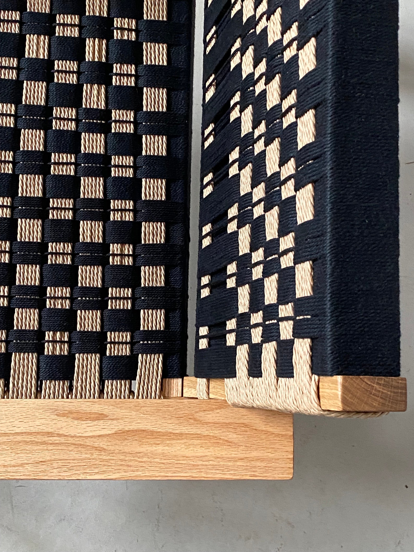 Handmade Armchair With Danish Rope and Cotton Rope. Hand-strung. Landa ...