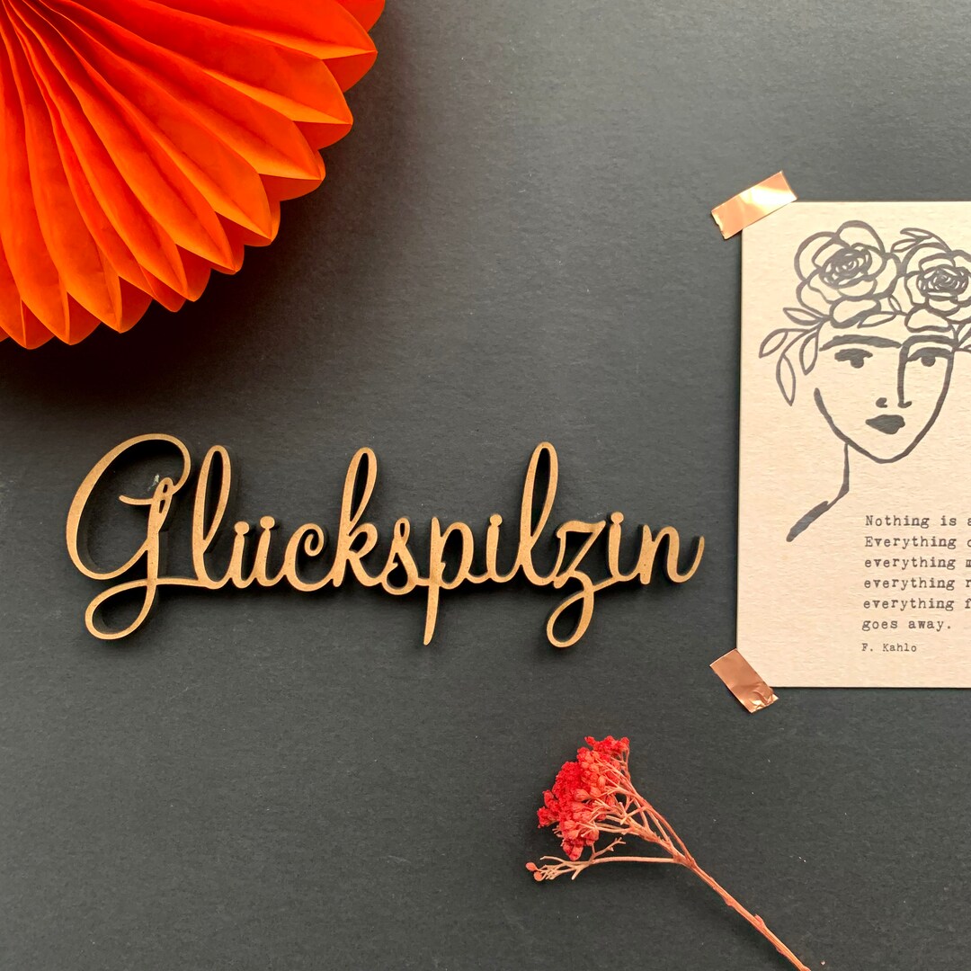 Lucky Lady - 3D Lettering - Etsy