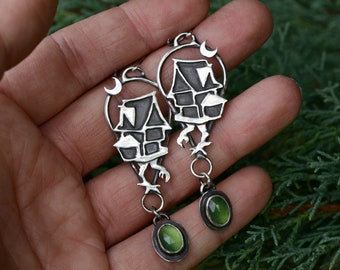 Baba Yaga Earrings - Etsy