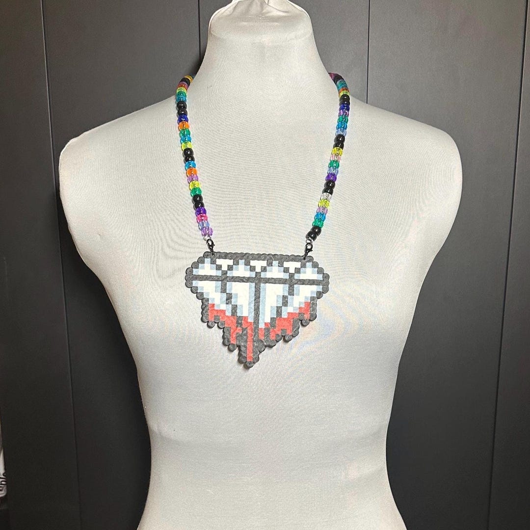 Blood Diamond Dripping Perler/kandi With Clasp - Etsy